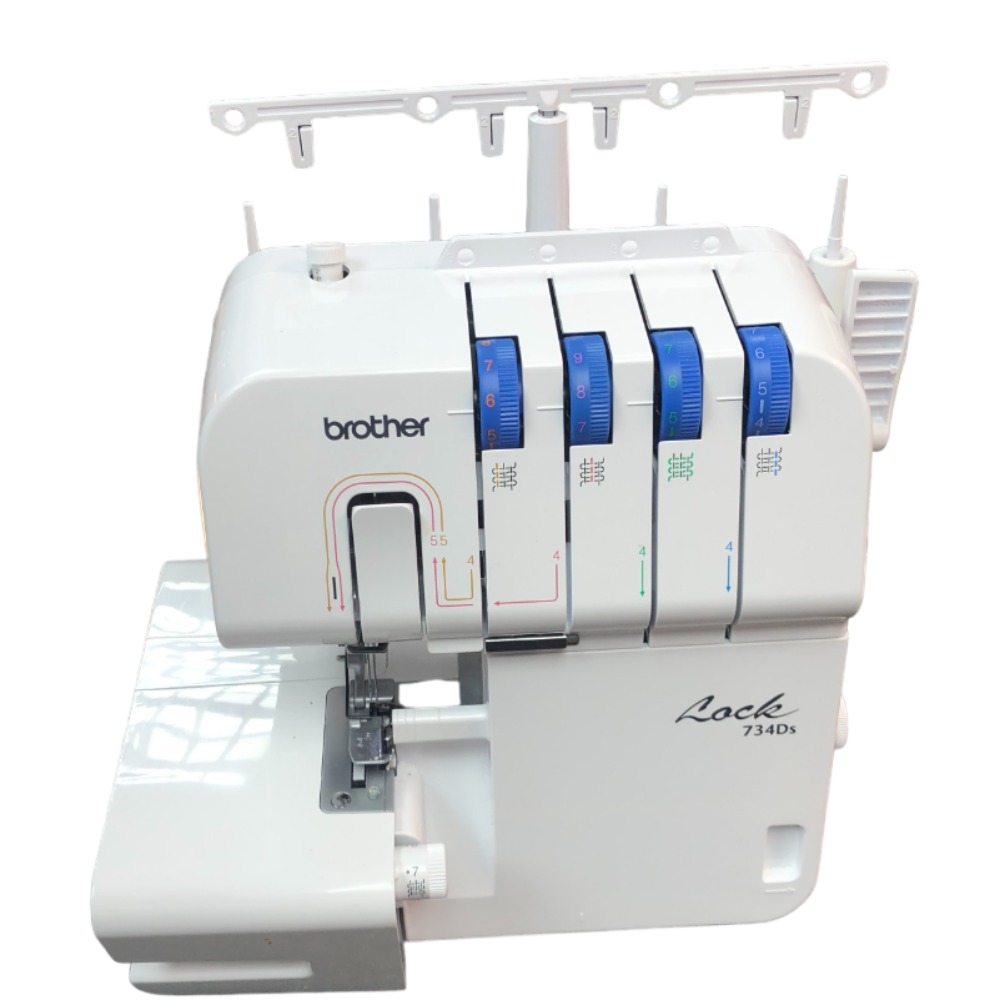 Pre-owned Brother Lock 734DS Sewing Machine - Own4Less